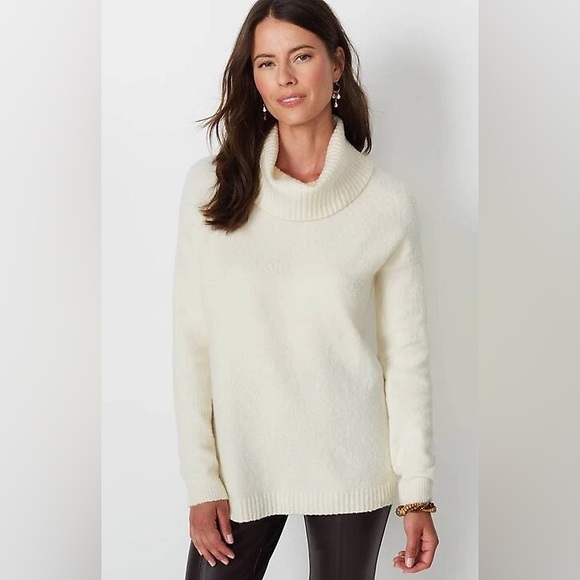 J. Jill | Sweaters | Nwt J Jill Cowl Neck Long Line Drop Shoulder Soft ...